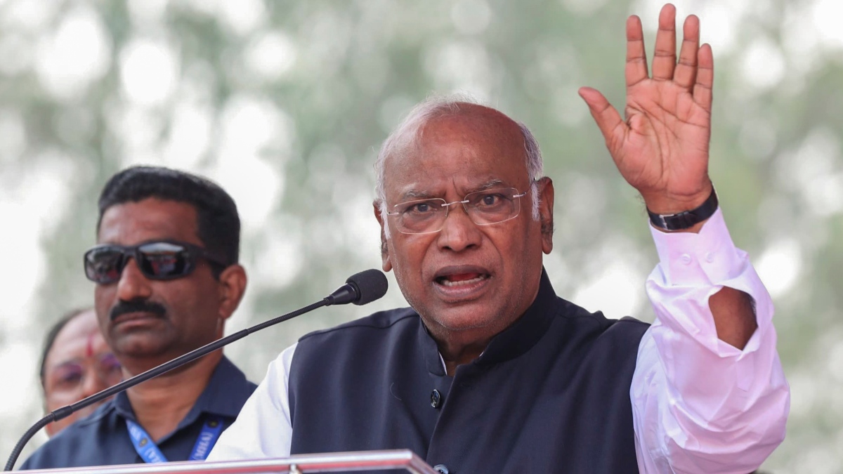 Kharge Confident Of Congress' Victory In Maharashtra, Jharkhand ...