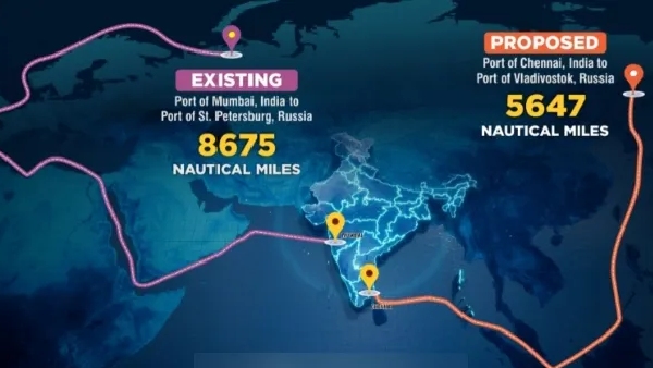 Chennai-Vladivostok Maritime Corridor: How This Will Boost India-Russia ...