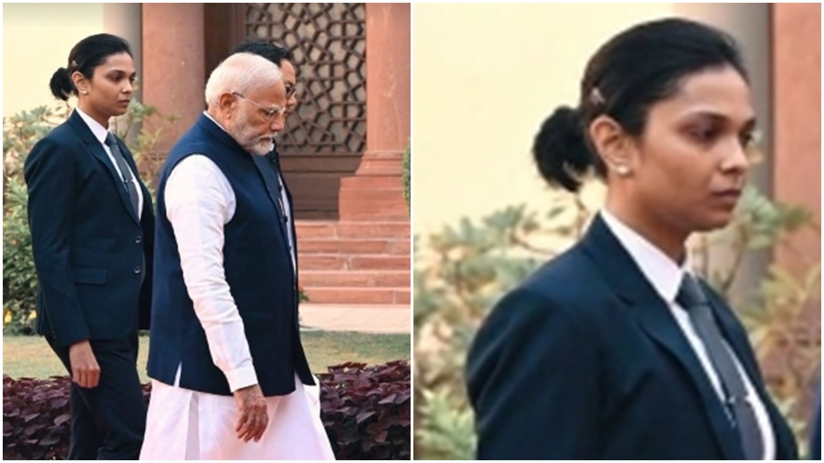 Woman Commando In PM Modi's SPG? See This Viral Pic - Oneindia News