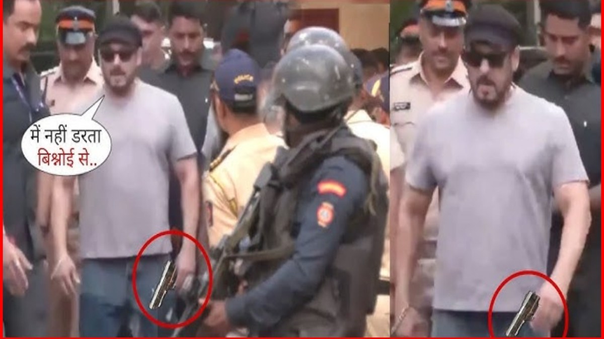 Did Salman Khan Carry Pistol To Polling Booth? Truth Behind The Viral Pic - Oneindia News