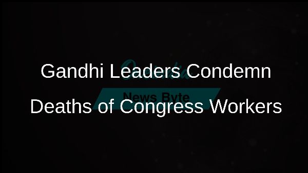 Congress Leaders Demand Justice for Workers' Deaths in BJP-ruled States ...