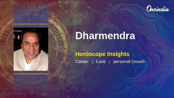 Dharmendra Horoscope Prediction and Name Meaning - Oneindia News