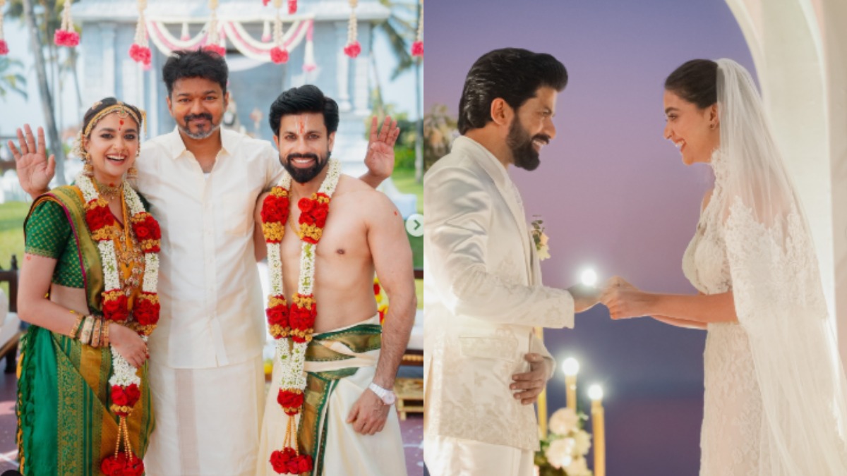 Keerthy Suresh Shares Thalapathy Vijay's Pics From Wedding Pics, Amid ...