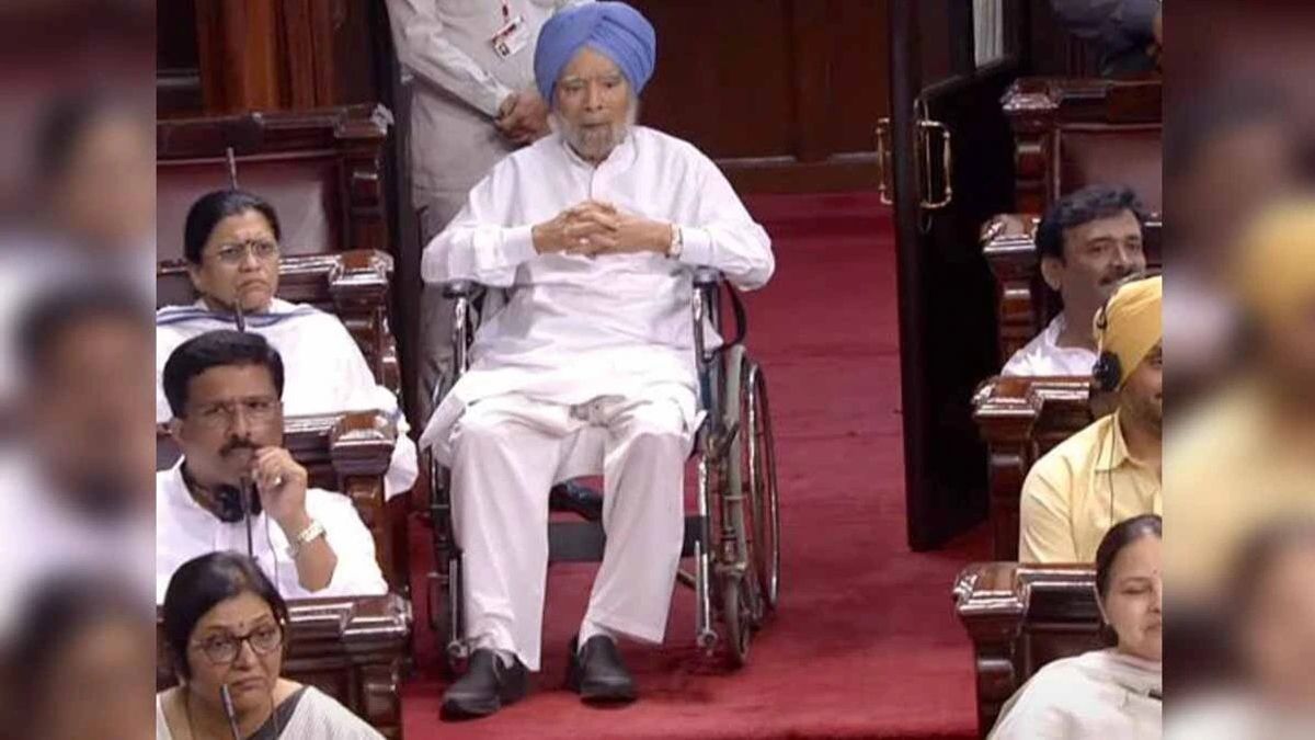 RIP Manmohan Singh: Ex-PM's Last Appearance In Rajya Sabha On A Wheelchair; And How PM Modi ...