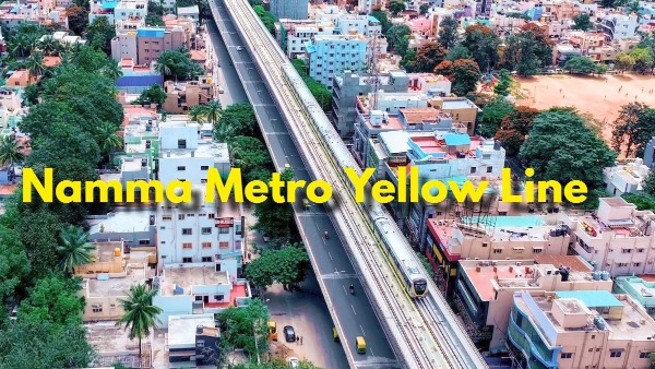 Namma Metro Yellow Line: RV Road To Bommasandra Stretch Ready On Track ...