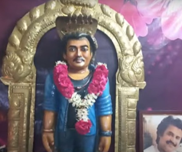 Rajinikanth's 74th Birthday: Superstar Gets New statue At Arulmigu Sri ...