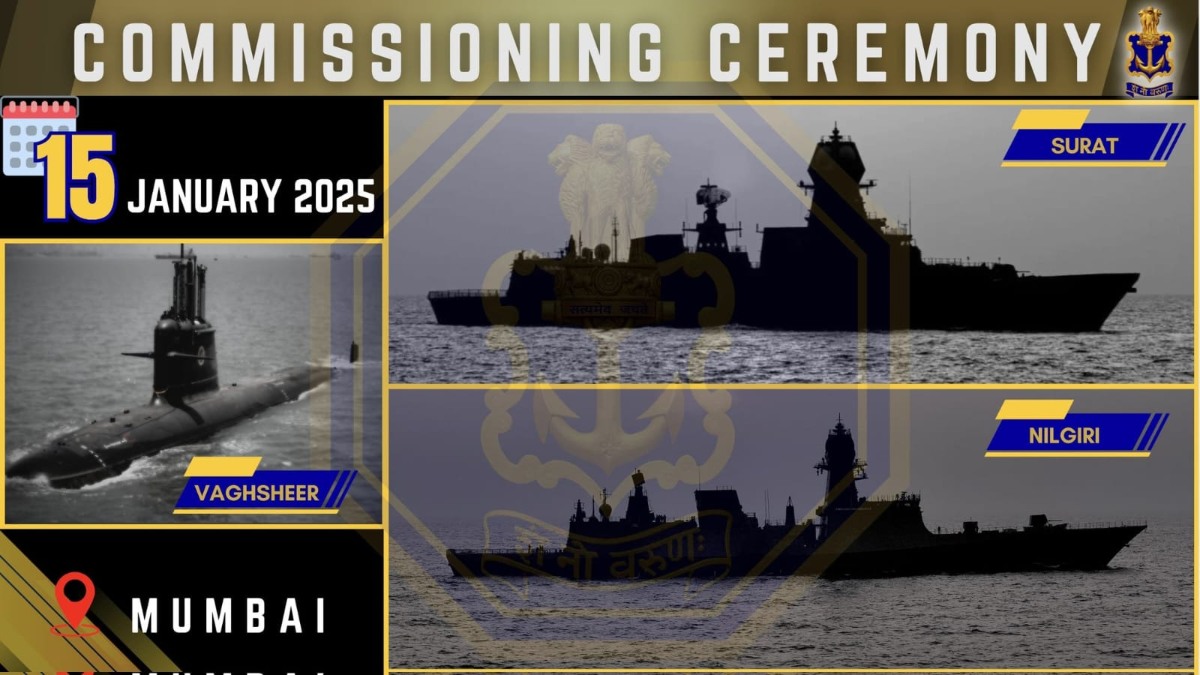 A Watershed Moment: Commissioning INS Nilgiri, INS Surat, and INS ...