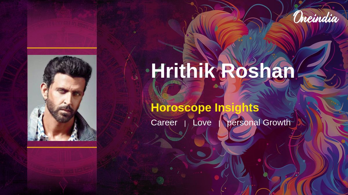 Hrithik Roshan: Capricorn Horoscope and Career Insights - Oneindia News