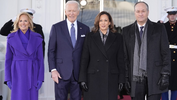 Jill Biden's Bipartisan Purple Outfit At Trump’s Inauguration: A Symbol ...