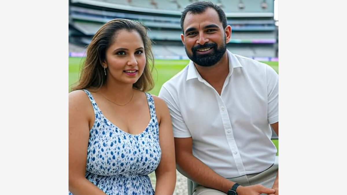 Mohammed Shami Sania Mirza, Dressed Up In Whites, Setting Couple Goals ...