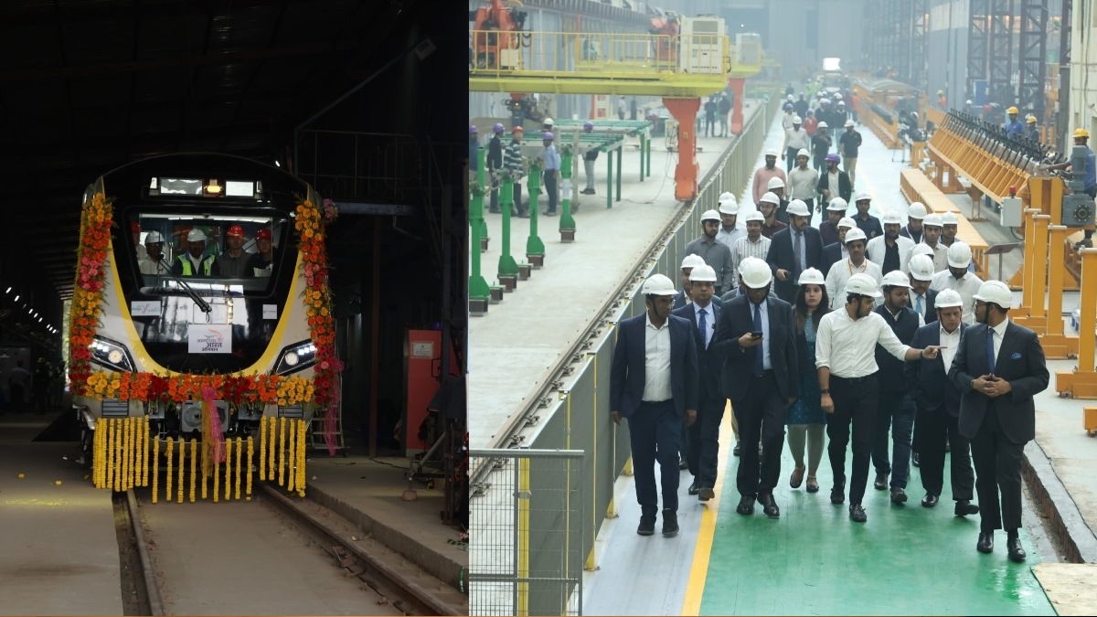 Namma Metro Yellow Line's First Train Launch: Tejasvi Surya Applauds ...