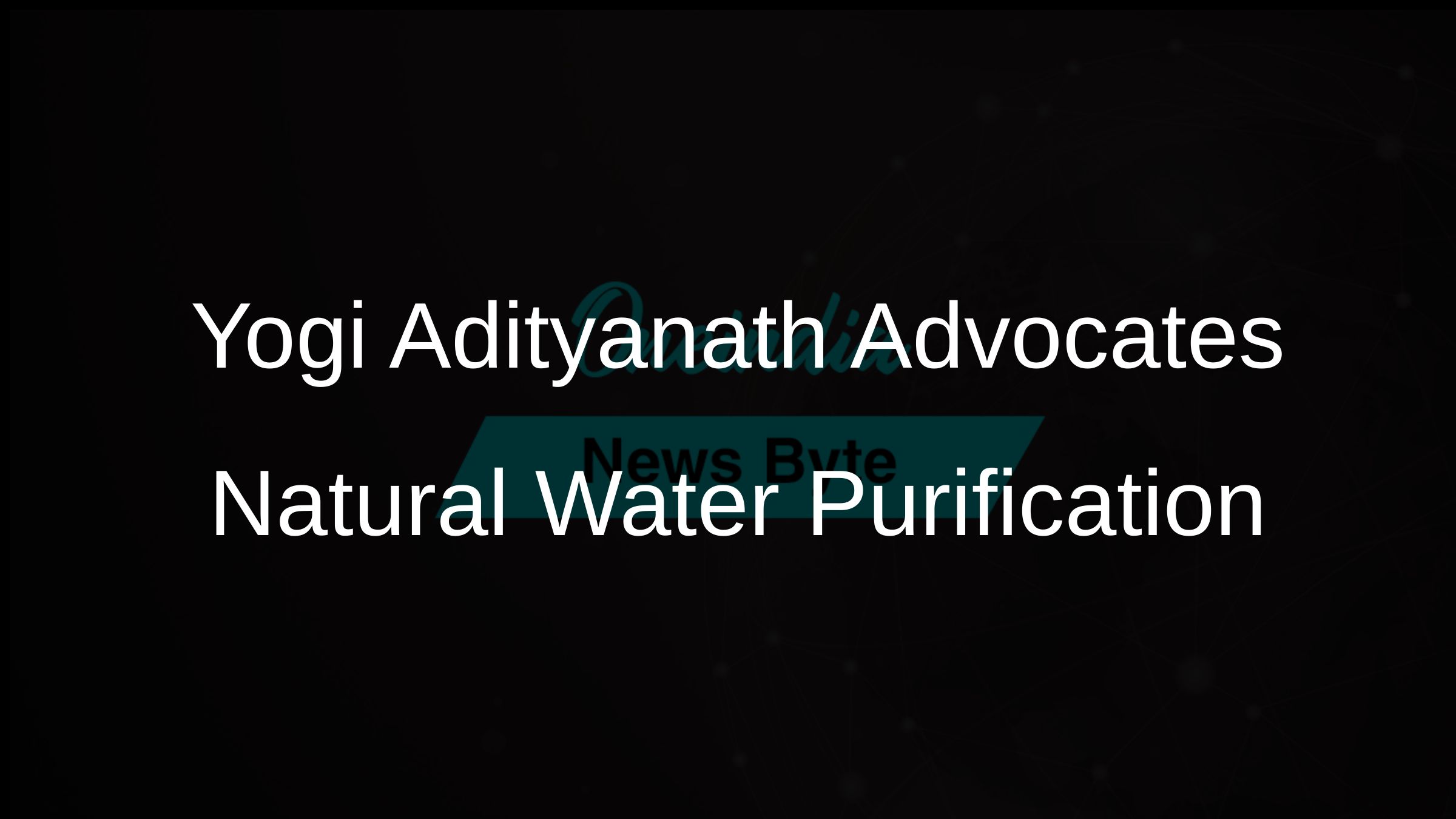 Natural Water Purification Method Saves Crores, Ensures River ...