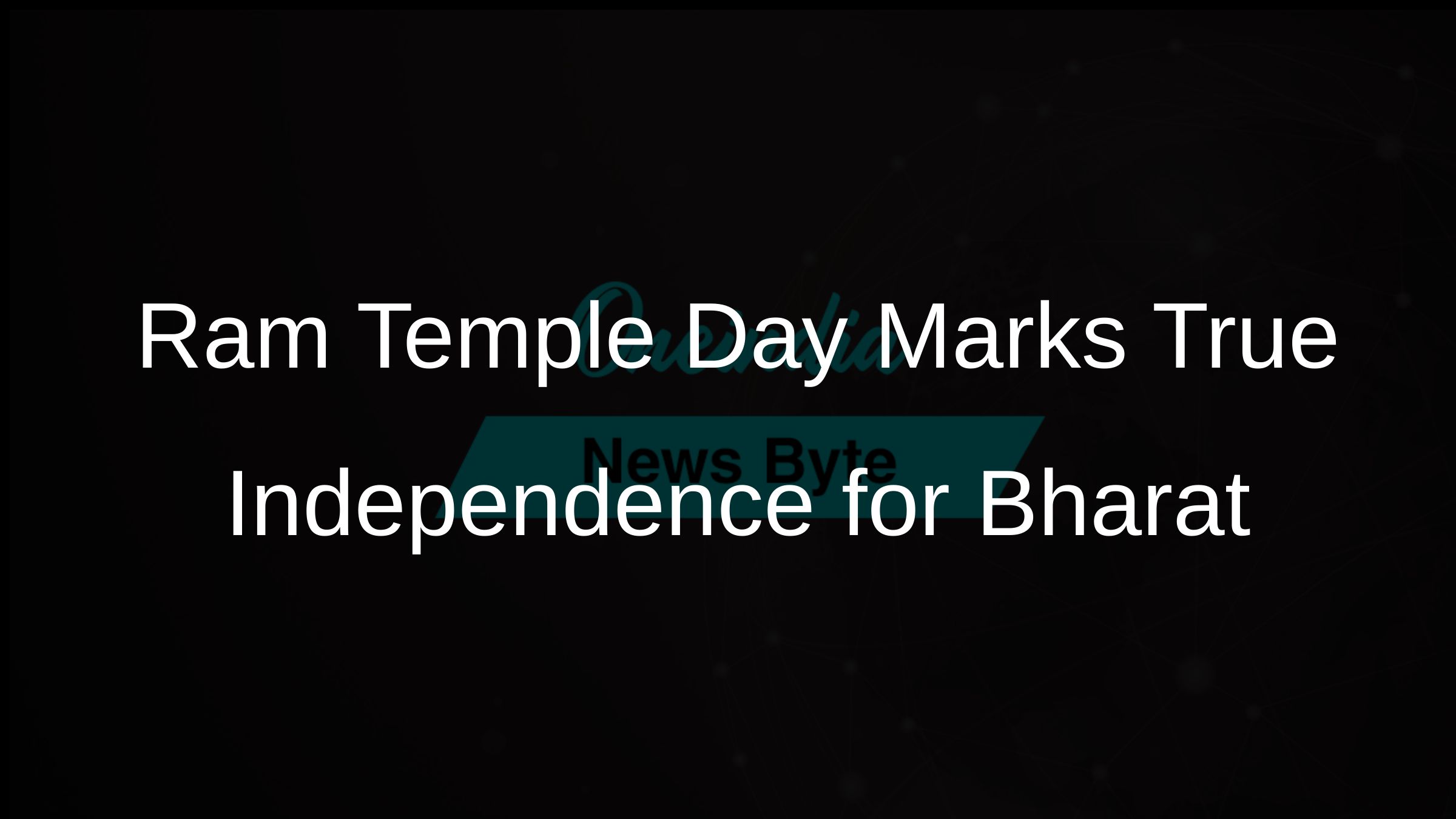 RSS Chief Bhagwat Declares Ram Temple Consecration Day as True Independence of Bharat - Oneindia ...