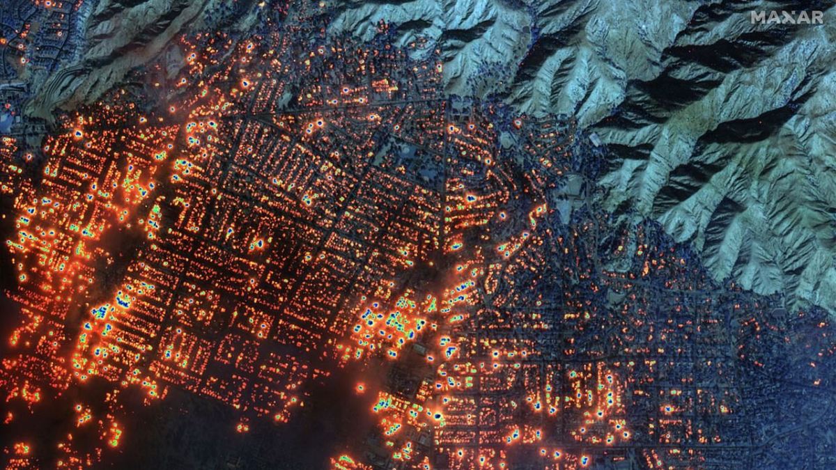 Satellite Images Of California Wildfires Show Scale Of Destruction In ...