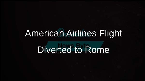 American Airlines Flight Diverted to Rome Over Security Concern ...