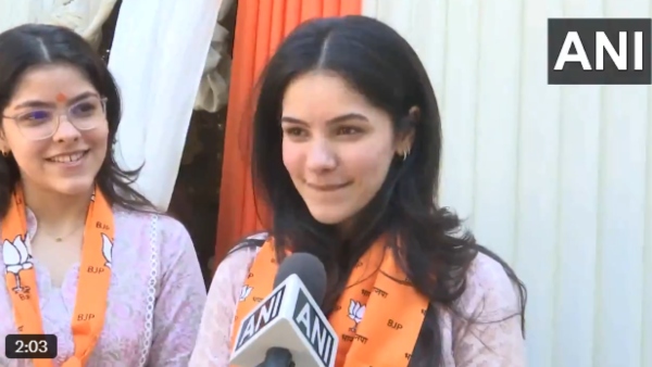 Parvesh Verma’s Daughters, Trisha and Sanidhi, Thank Delhi Voters After ...