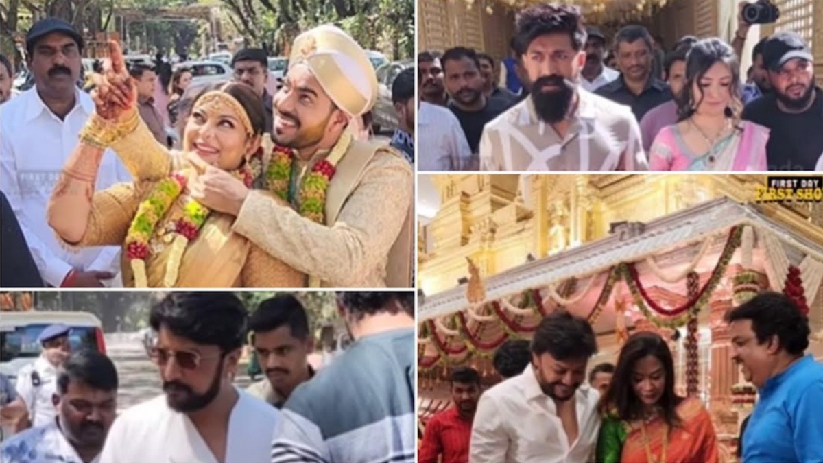 Soundarya Jayamala Wedding Pics: Sudeep, Yash, Upendra Attend The ...