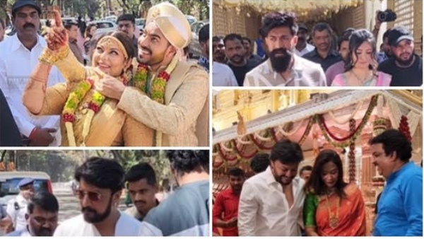 Soundarya Jayamala Wedding Pics: Sudeep, Yash, Upendra Attend The ...