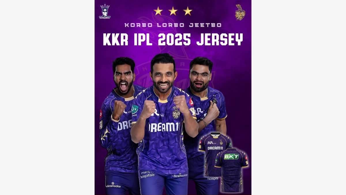IPL 2025: SRK's Kolkata Knight Riders Unveils '3-star' Jersey ...