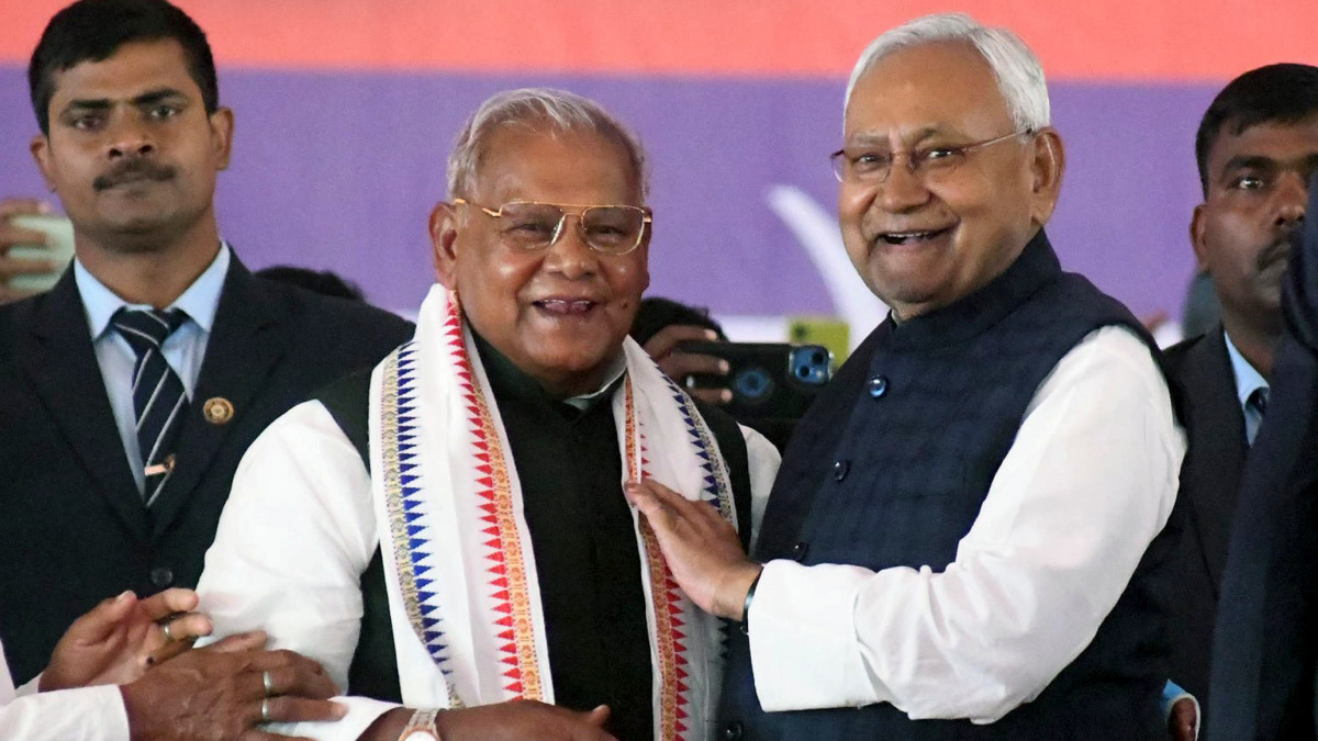 Jitan Ram Manjhi Defends Nitish Kumar Amid National Anthem Row: 'Nothing Wrong With Bihar CM ...
