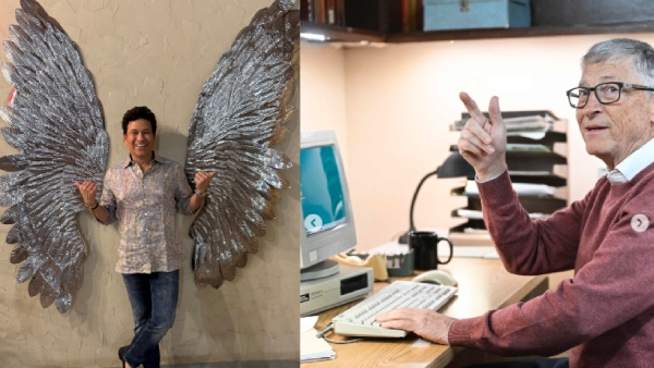 Watch Viral Video: Bill Gates And Sachin Tendulkar Share Vada Pav, Drop ...