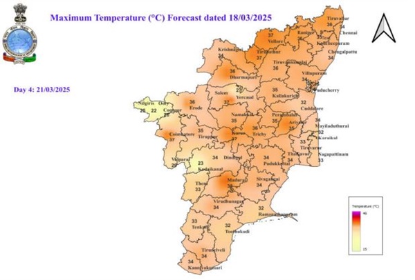 Tamil Nadu Weather Update: Mercury Rises Above 35°C In 12 Districts ...