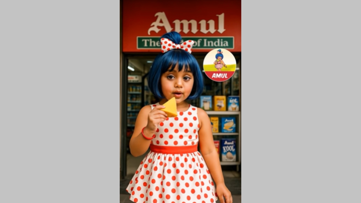 What If Mascots Were Real? AI Artist Brings Amul Girl, Parle-G Child To Life—Watch Viral Video ...