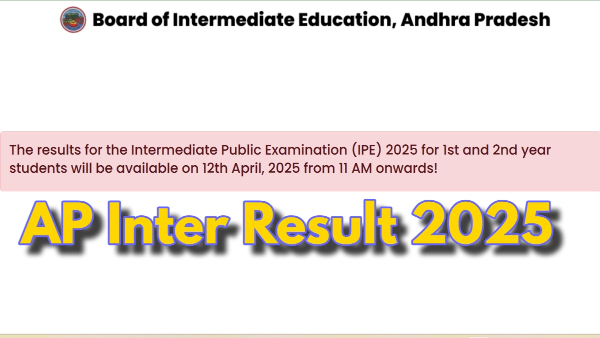 AP Inter Result 2025 Revealed Tomorrow at 11 AM: How To Check BIEAP 1st & 2nd Year Scores Via ...