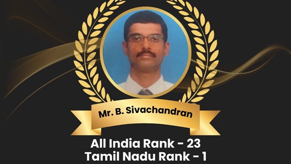 UPSC Exam Toppers From Tamil Nadu: B Sivachandran, AS Gee Gee In Top 25 ...