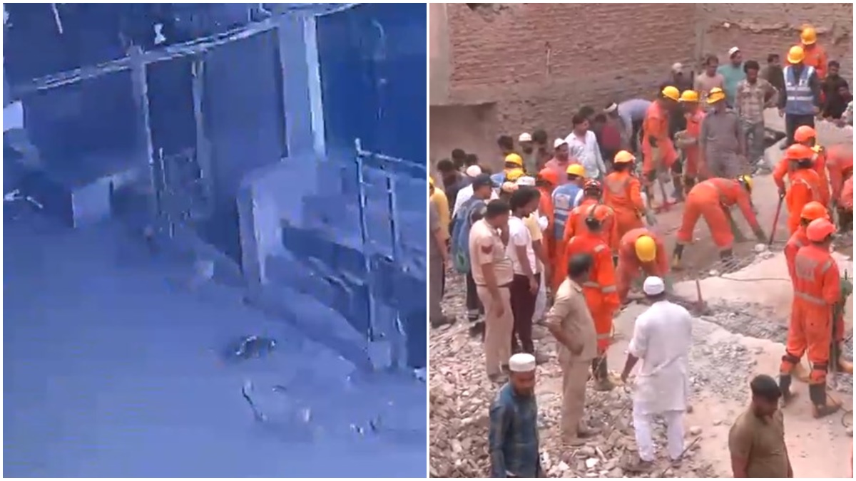 Delhi Building Collapse: At Least 4 Killed, 10 Still Trapped As CCTV ...