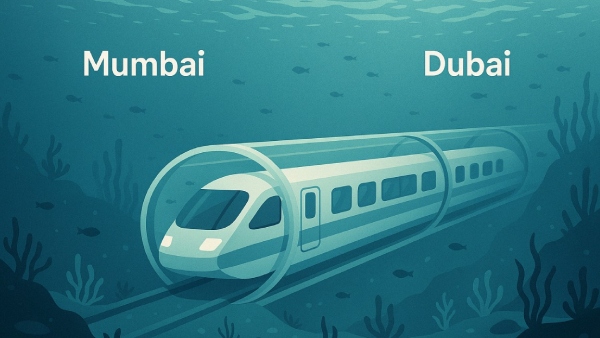 Mumbai-Dubai Underwater Train: Will the 2,000 km High-Speed Journey Take Just 2 Hours ...