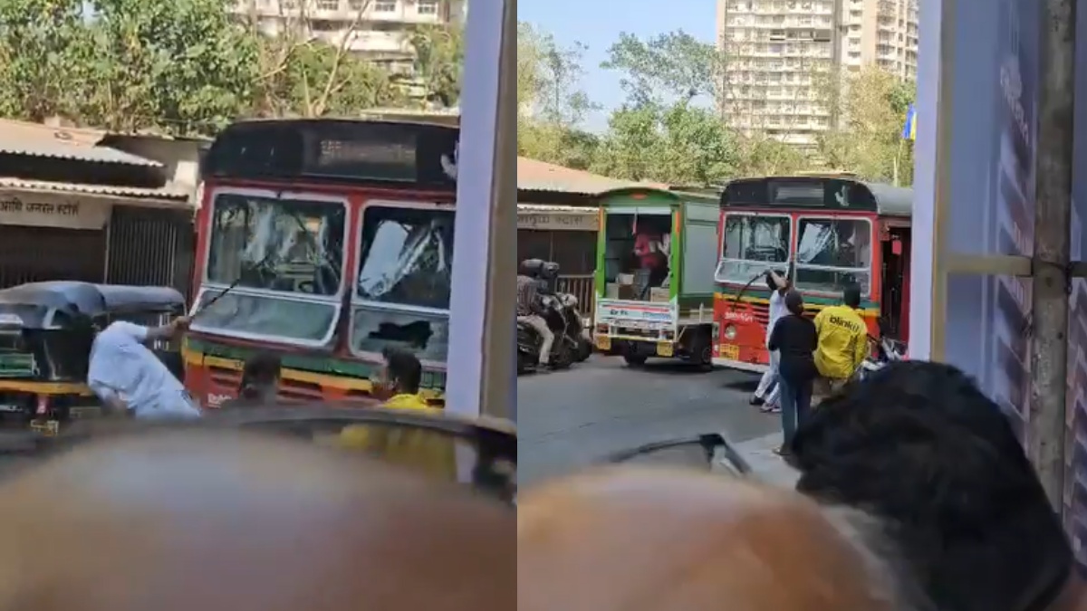 Mumbai Viral Video: 16-Year-Old Boy Attacks Bus And Truck With Sword In ...