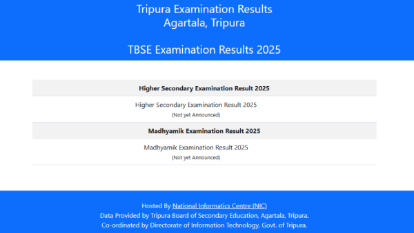 Tripura Madhyamik & HSE Results 2025: How To Check TBSE 2025 Class 10 ...