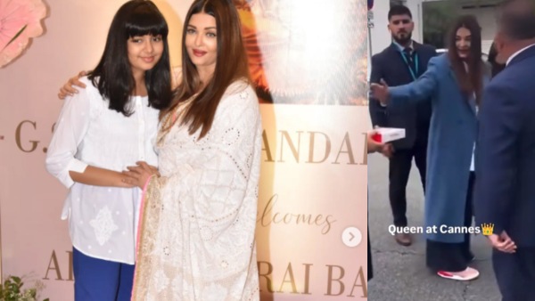 Aishwarya Rai Bachchan, Daughter Aaradhya Arrive For Cannes 2025 | Viral Video - Oneindia News