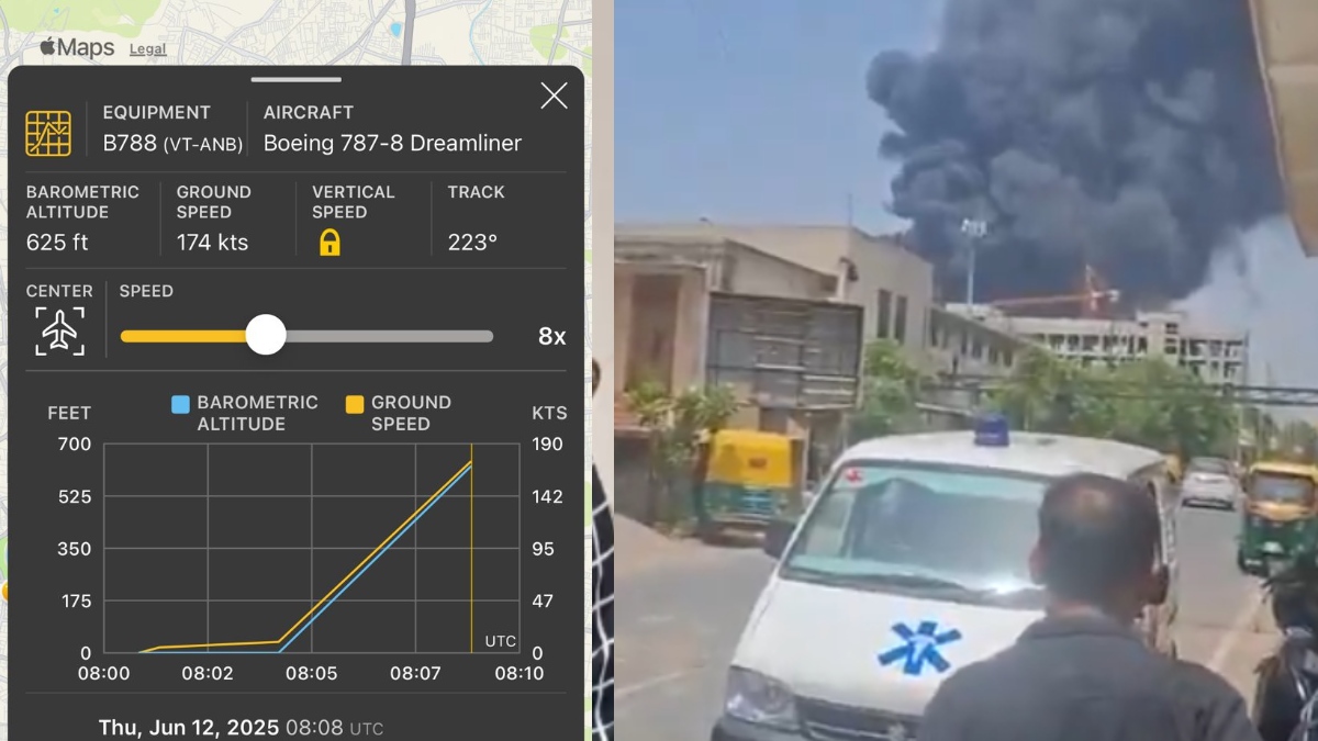 Air India Flight Route Map: 2 Minutes After Takeoff Ahmedabad-London ...