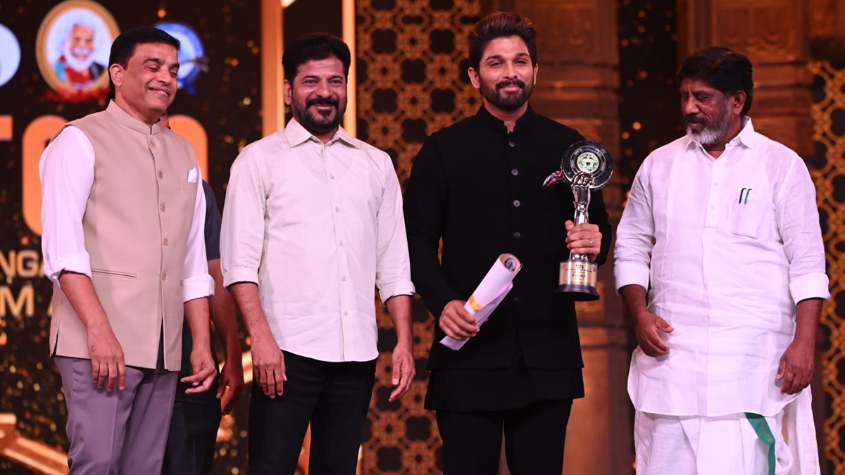Did Allu Arjun Ignore Telangana CM Revanth Reddy At Gaddar Awards? - Oneindia News