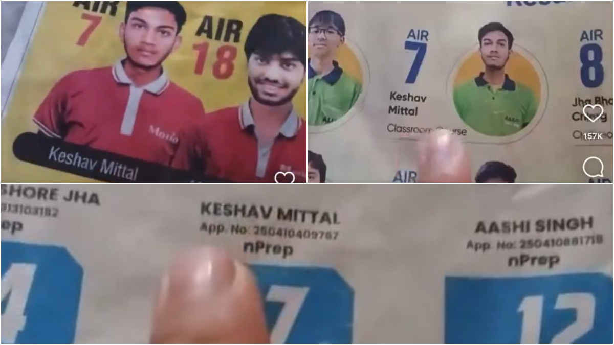 NEET UG 2025 Topper Keshav Mittal Claimed By Multiple Coaching Centres ...