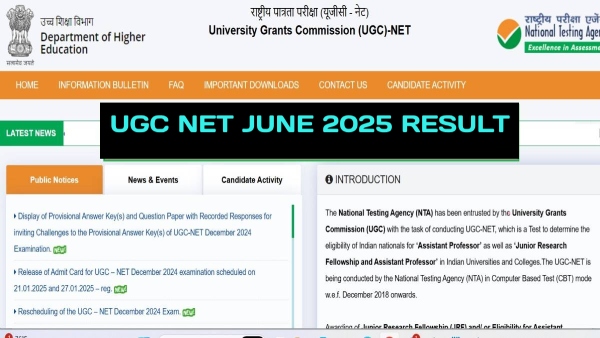 UGC NET June 2025 Result Date Announced; Know How To Download UGC NET ...