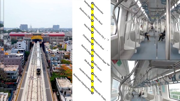 Namma Metro Yellow Line: Check Route Map, Station List, Ticket Price ...