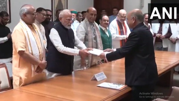 Vice President Election: NDA Candidate CP Radhakrishnan Files Nomination; PM Modi Proposes His ...