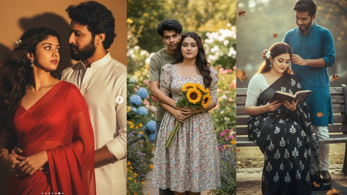 Google Gemini Prompt for Couple Photo Brings Back 90s Bollywood Romance ...
