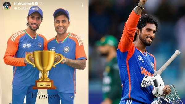 Tilak Verma and Surya Kumar Yadav Turn Asia Cup Trophy Drama Into Emoji Celebration - Oneindia News