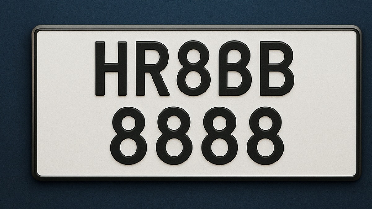 HR‑88B‑8888 Sets Record as India’s Most Expensive Car Registration ...