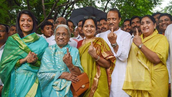 Ajit Pawar Family Tree: Wife Sunetra, Sons Parth & Jay, Uncle Sharad ...