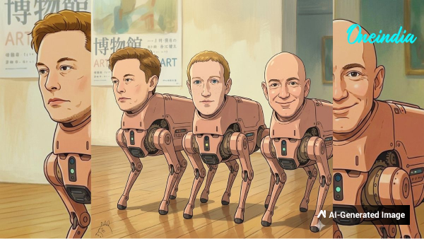Why Are Robot Dogs with Billionaire Faces - Elon Musk, Zuckerberg, Jeff ...
