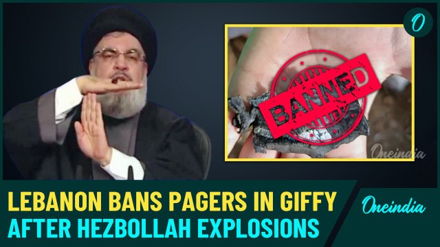 Watch| Lebanon Bans Pagers on Flights Over IDF Explosion Fears ...