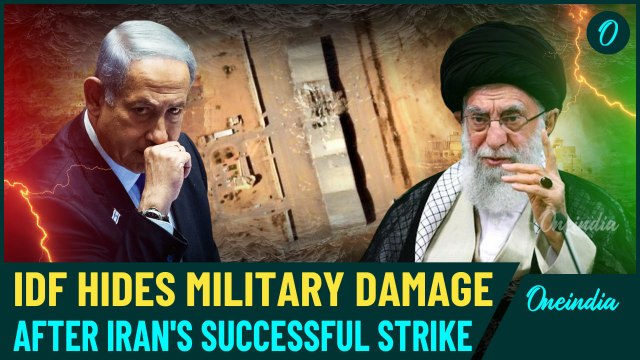 Israel Blocks Entry on Military Sites Hit by Iran, Massive Crater ...