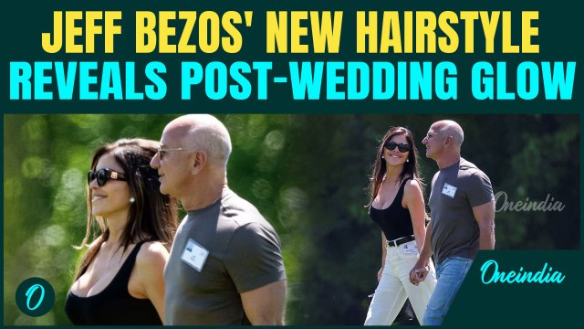 Jeff Bezos BACK With Hair? New Hair, Muscles & Post-Wedding Glow STUN ...