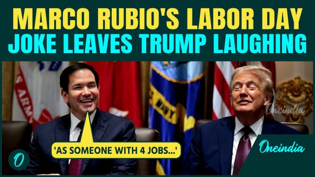WATCH: Marco Rubio JOKES About ‘Most Meaningful Labor Day’ As Trump ...