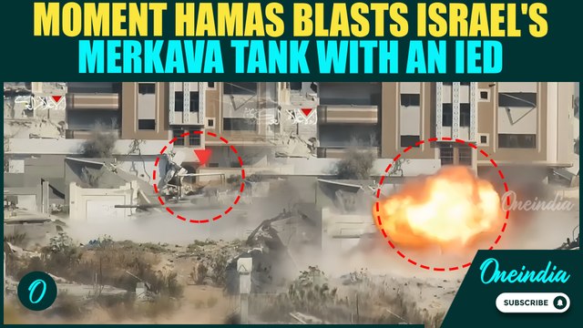VIDEO: Hamas BLOWS UP Israel’s Merkava Tank With Massive IED Blast | Is ...